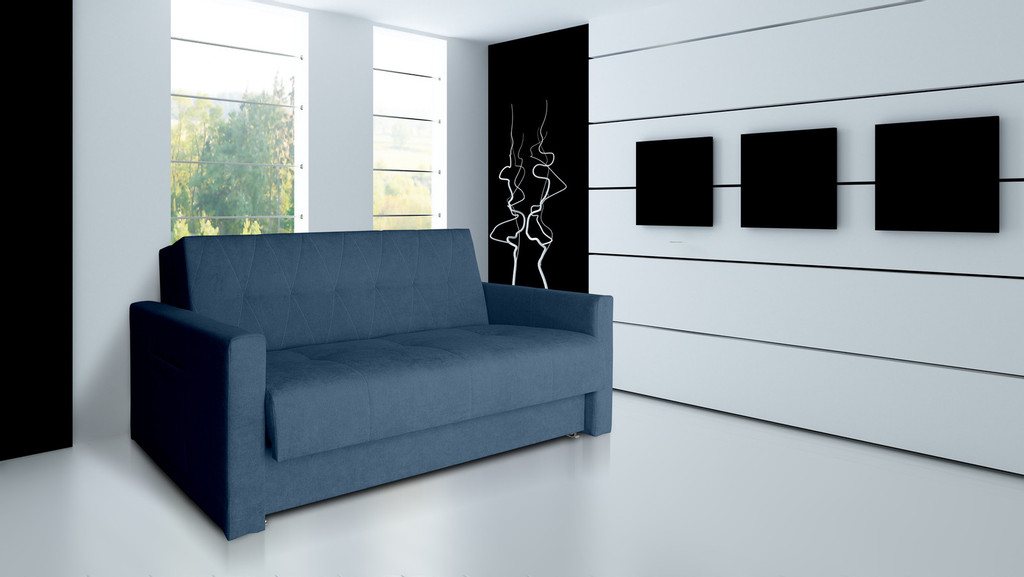 Kanapéágy BOMO 3 Kék - SG Butor